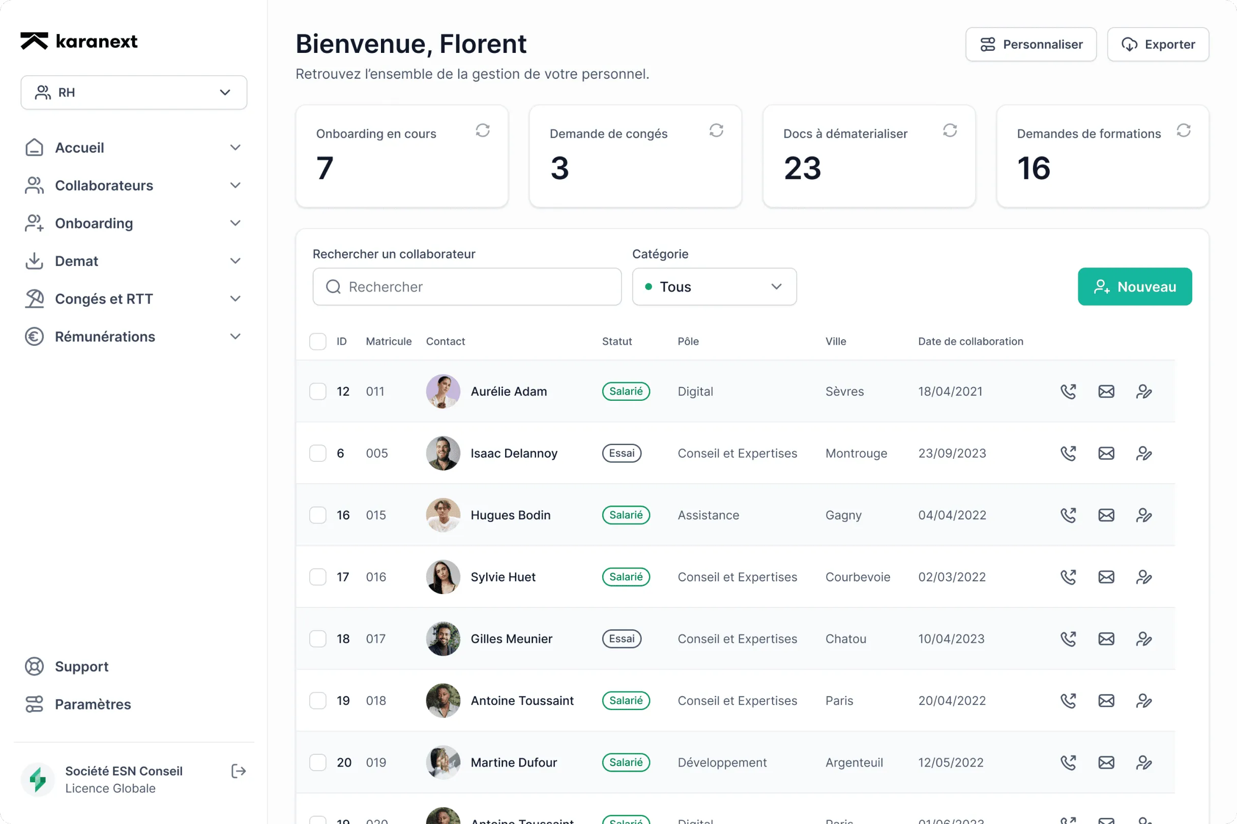 Logiciel RH ESN : Maîtrisez vos RH avec l’outil ESN N°1